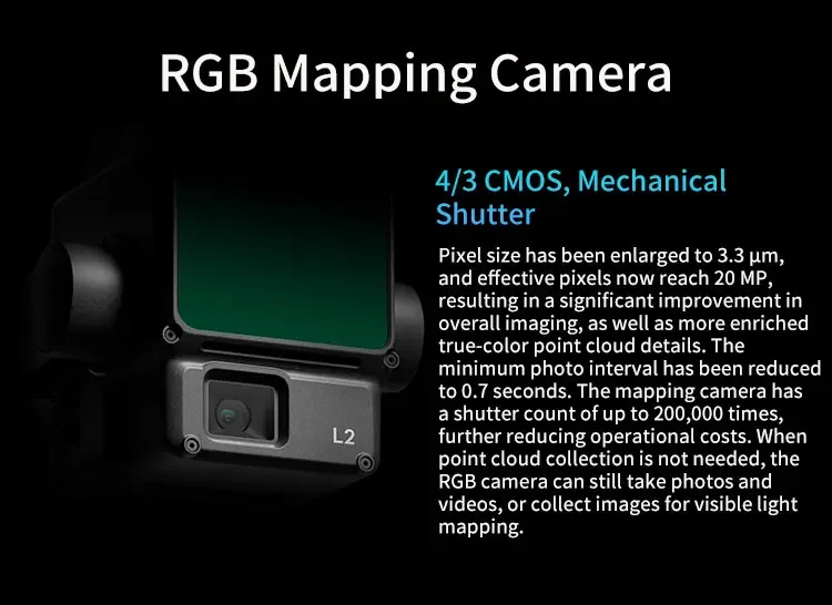 Dji Zenmuse L2 20mp With Lidar Module For Dji Drone M300 M350 Rtk For ...