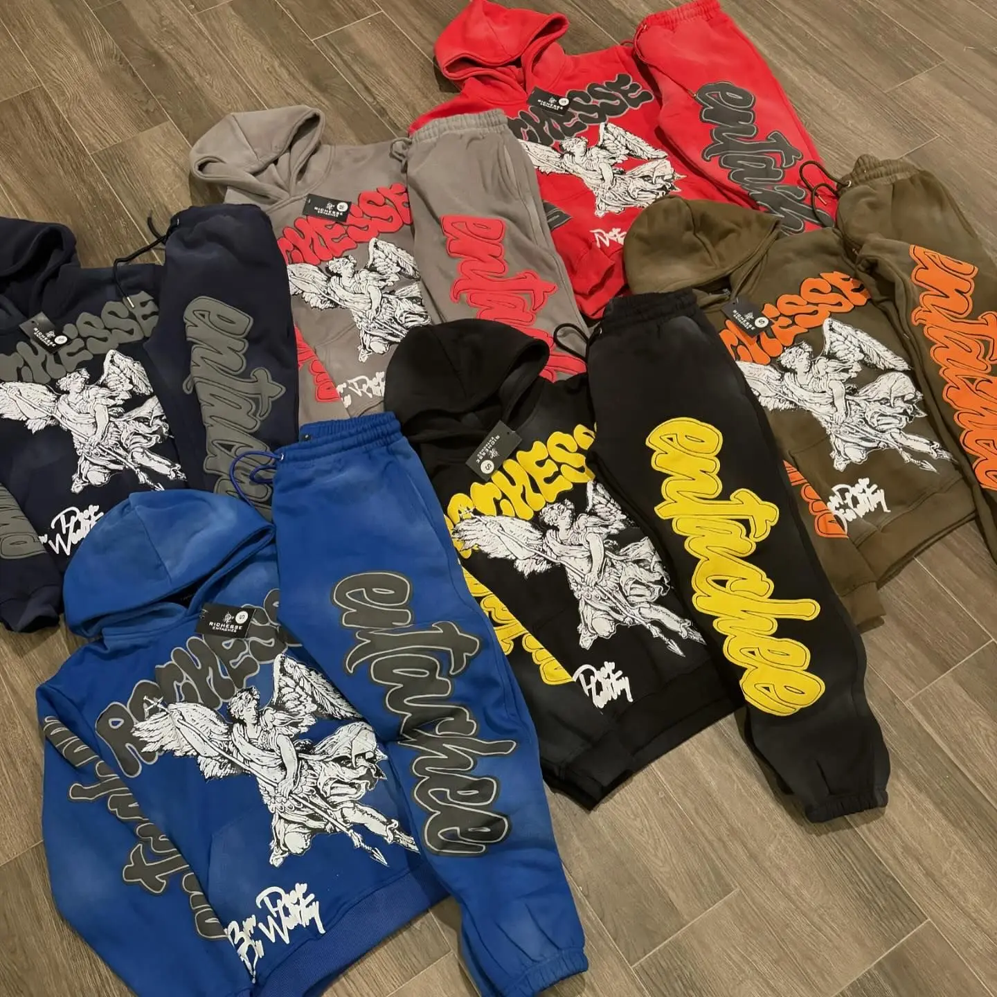 Luxury Unisex Cotton Puff Hoodies - Custom 3D Puff Print Design for B2B ...