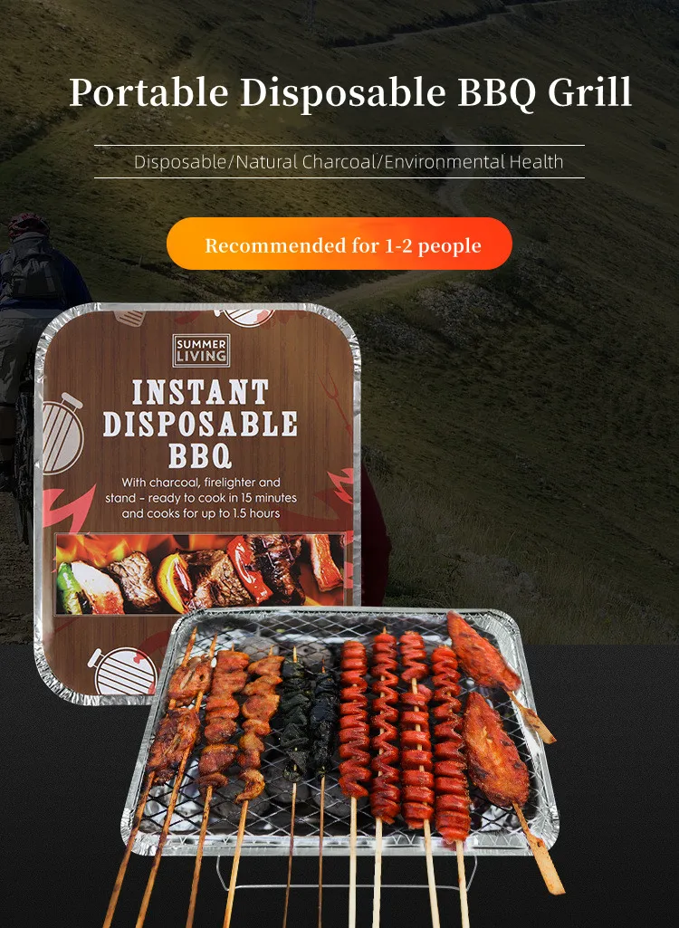 Hot Selling Outdoor Portable Instant BBQ Grill - Charcoal