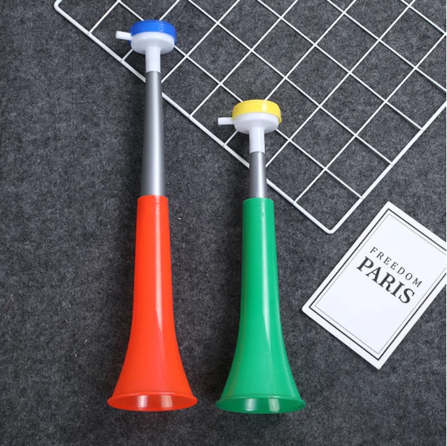 Wholesale Plastic Cheer Prop Stadium Props Vuvuzela PE