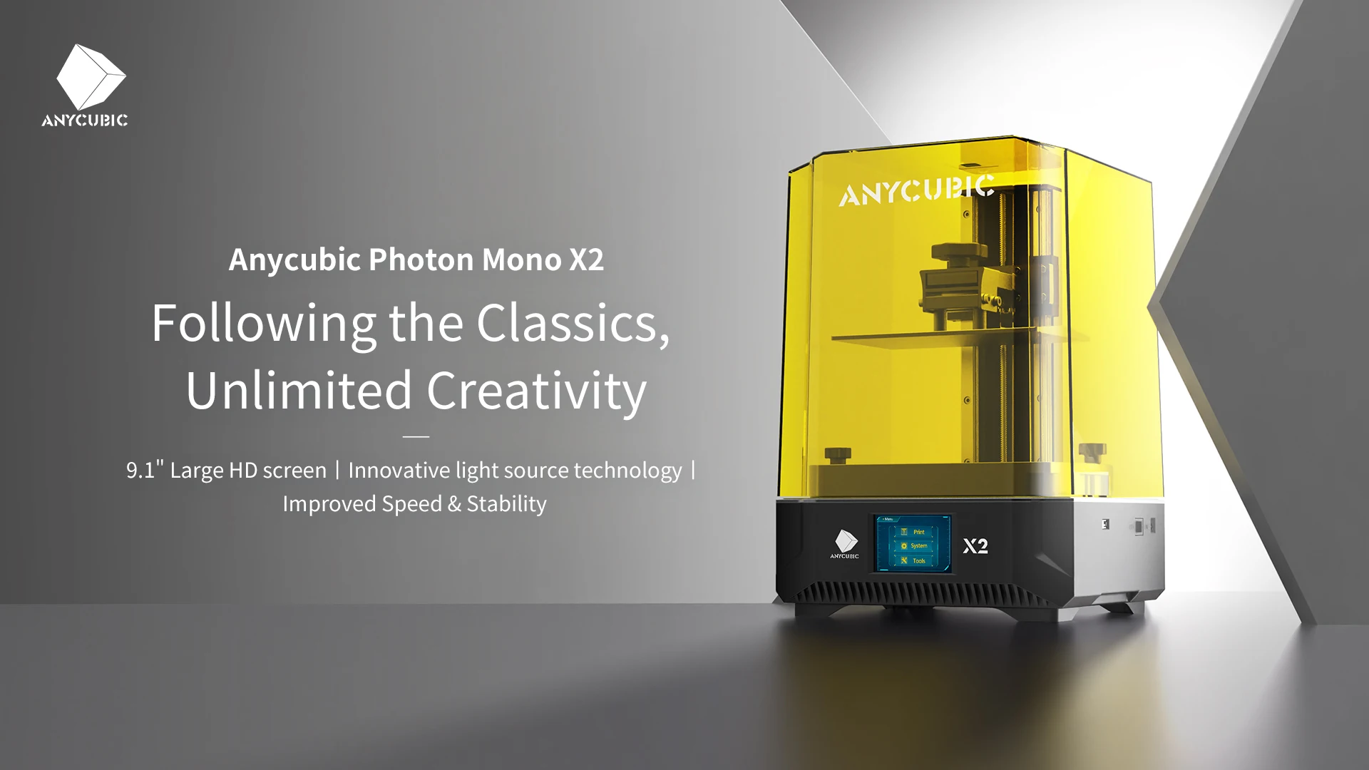 Anycubic Dental 3D Printing Mono X2 - LCD DLP Resin Printer