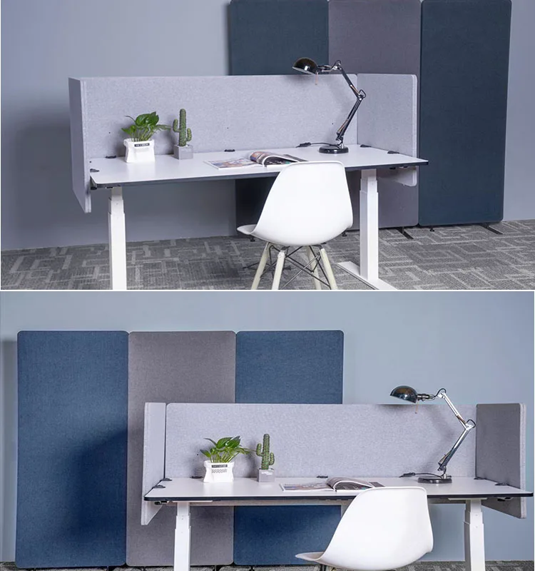 Eco Friendly Office Desk Sound Absorption Shield Panels