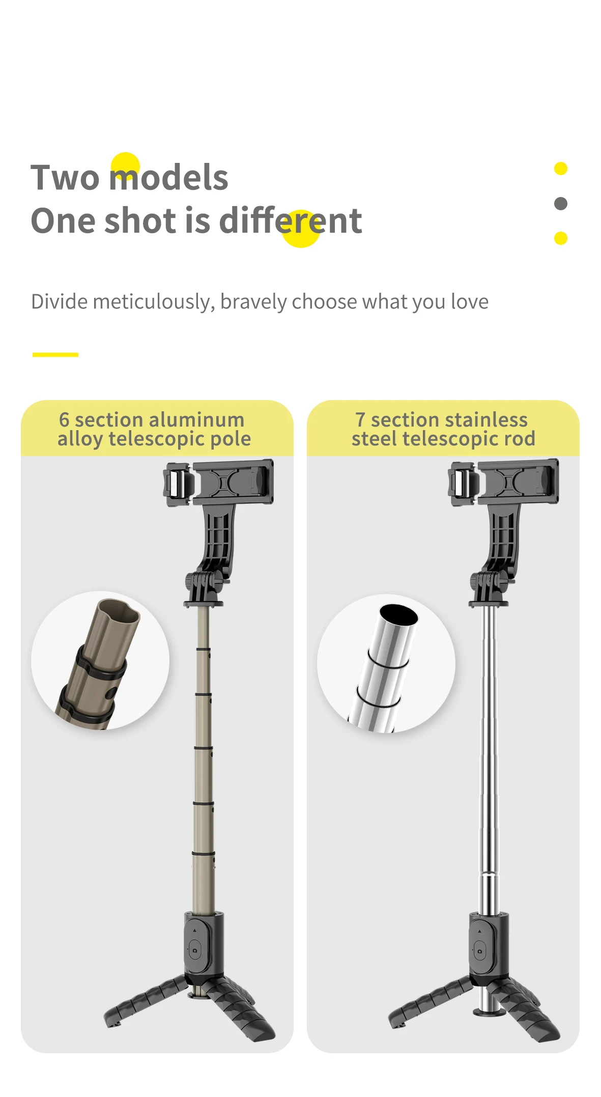 Simple Flexible 360 Hand Held Camera Tripod Travel Extendable Mobile ...