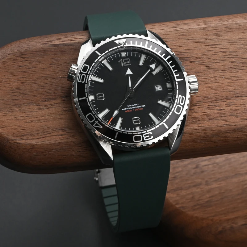 Customizable Fluorine Rubber Watch Straps - Cut to Size