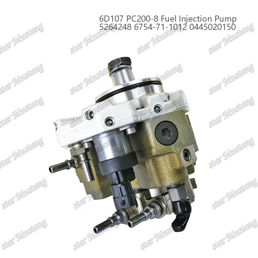 6D107 PC200-8 Fuel Injection Pump 5264248 6754-71-1012 0445020150 ...
