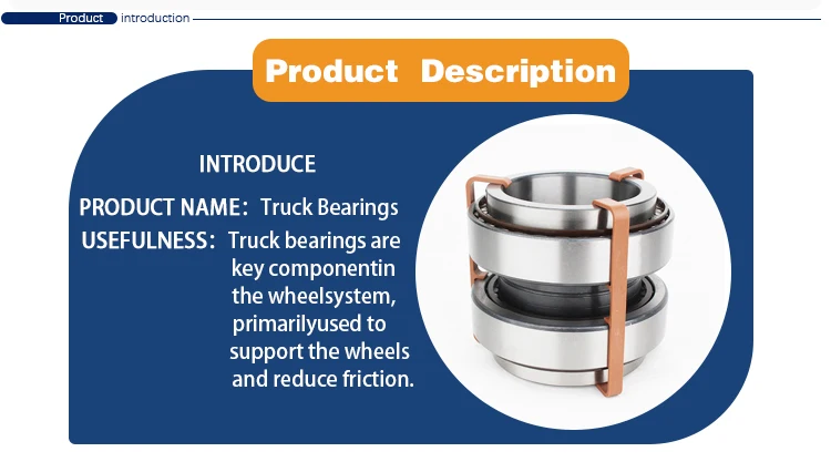 Truck Spare Parts Bearings 201050 - Heavy-Duty Wheel Bearings for ...