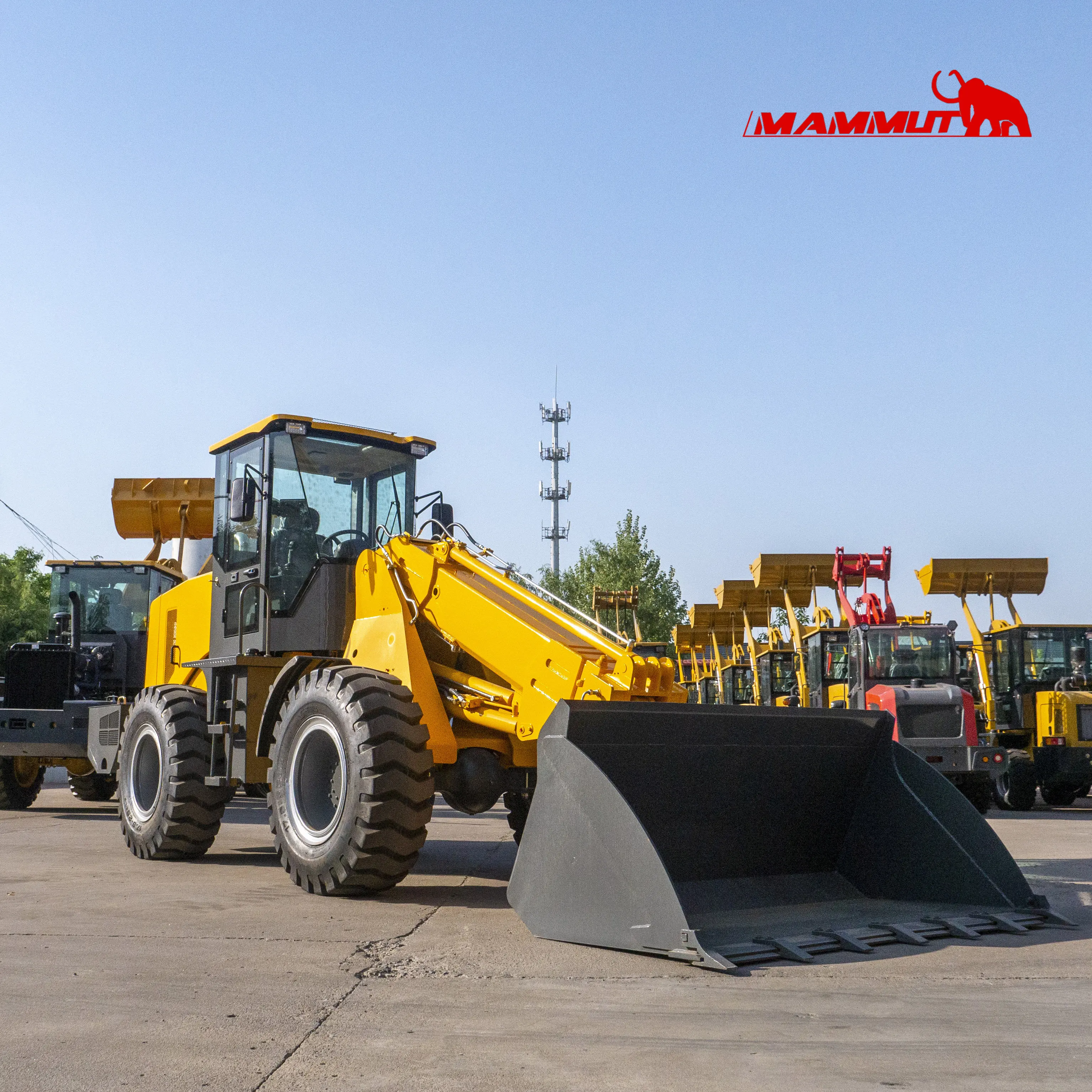 Mammut Tl3000 3ton Cargador Frontal Compact Mini Front Loader Wood ...