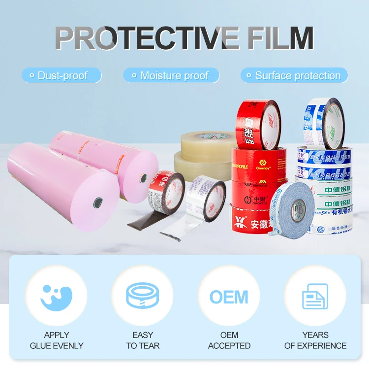 Custom Length Metal Transparent Protection Film Anti Scratch Surface Pe ...