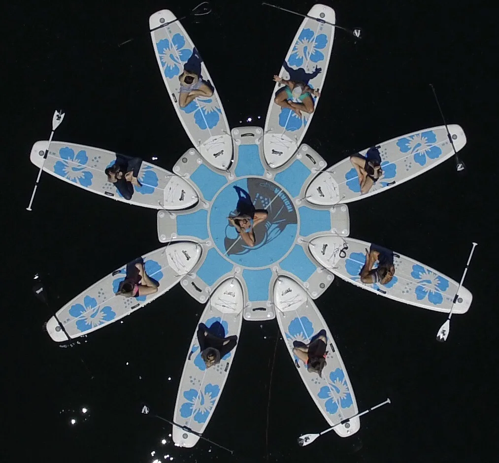 500x180x20cm Giant Team Mega SUP - Inflatable Big Paddle Board