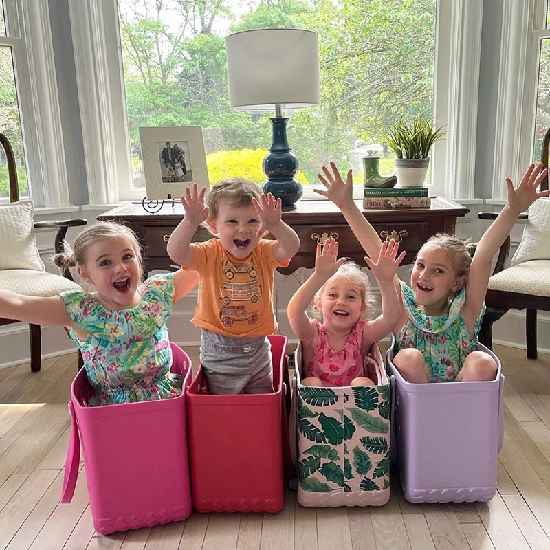 Wholesale Custom Women Beach Silicone Bag With Holes Waterproof Tote ...