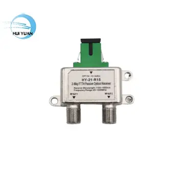 Catv Mini Receiver Powerless Ftth Node Fiber Optical Node With 2 Rf Ports Bandwidth 47-1000mhz ...