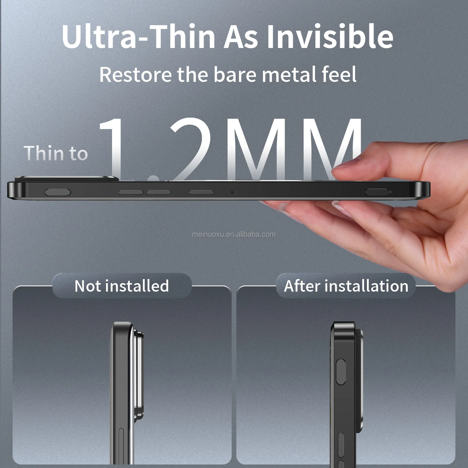 Luxury Armor Metal Aluminum Heat Dissipation Back Cover for Asus ROG ...