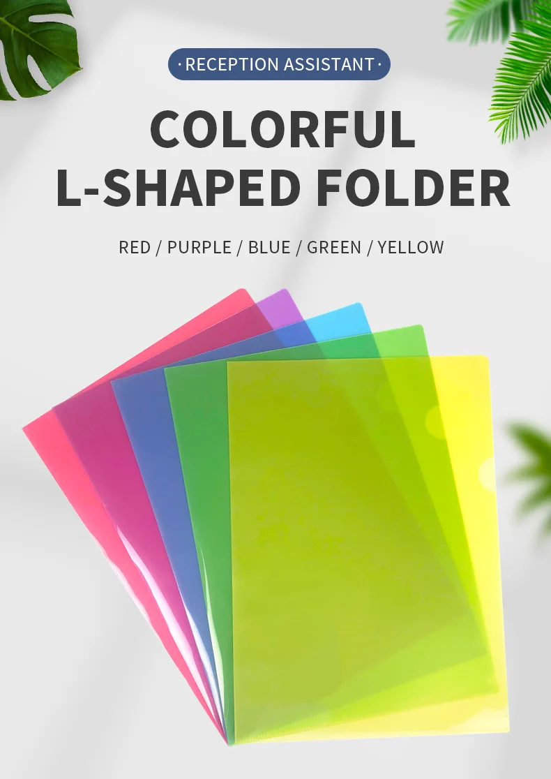 Cut Flush Folders - Durable Plastic Sheet Covers for A4