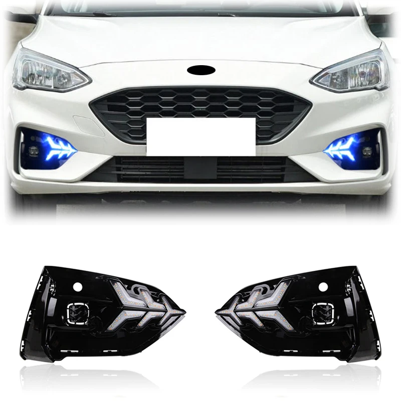 Gobison Auto Lighting System LED Daytime Running Light Front Fog Lamp ...