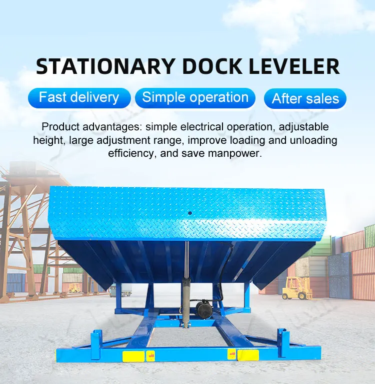 Hydraulic Ramp Fixed Container Loading Platform Adjustable Fixed Ramp ...