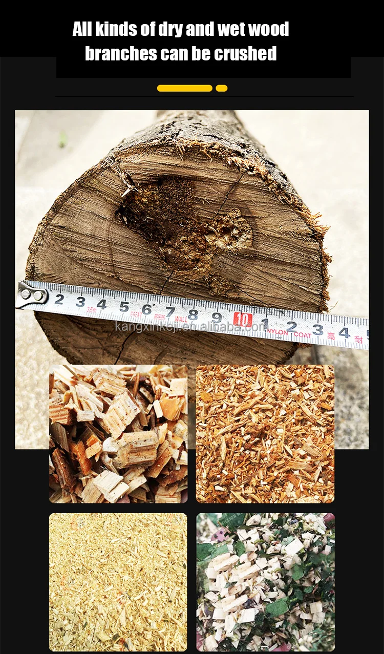 For Tree Grinders 22hp Diesel Wood Chipper Crusher Branches - Buy Wood ...