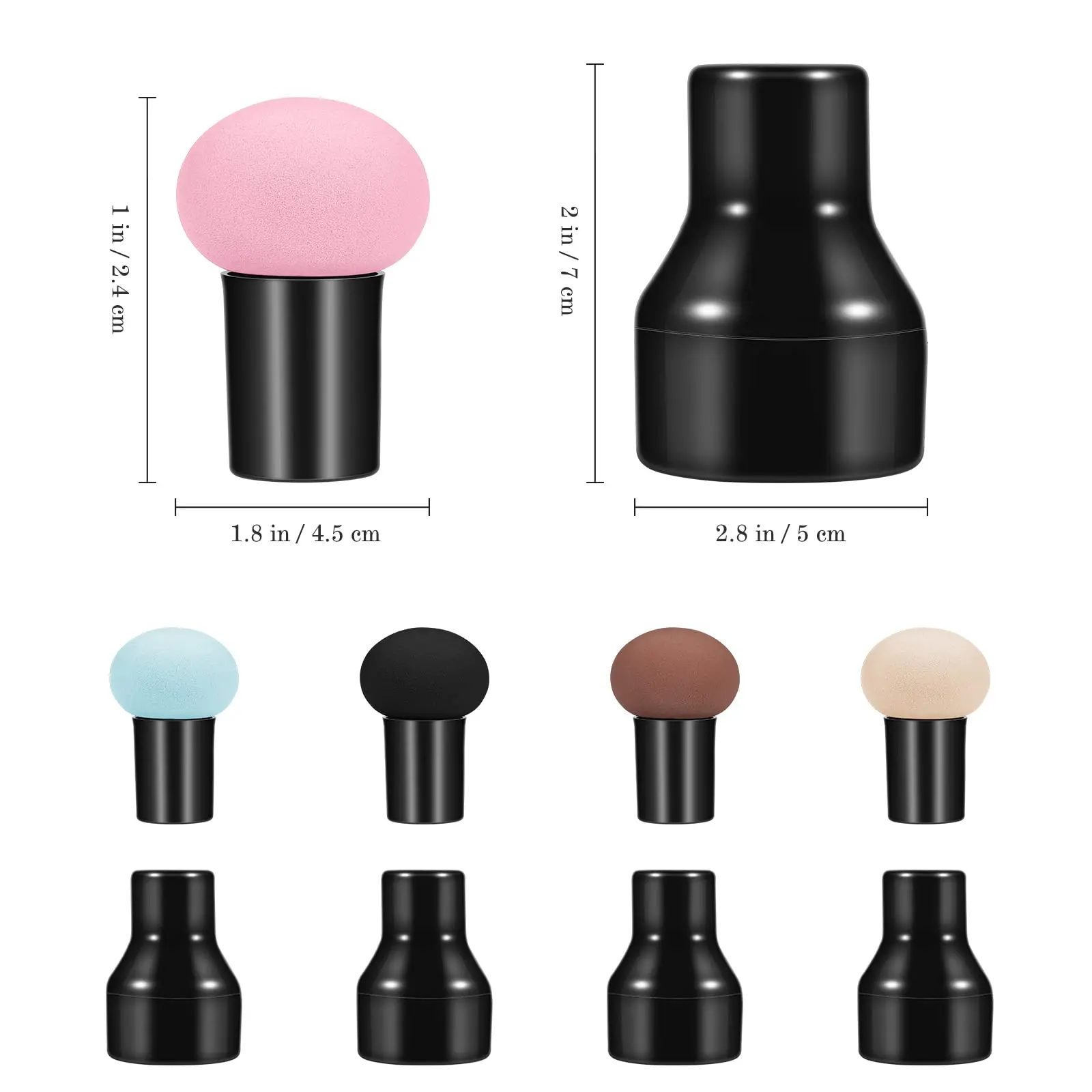 Factory Wholesale Mushroom Head Puff Beauty Makeup Eggs Dry Wet Dual ...