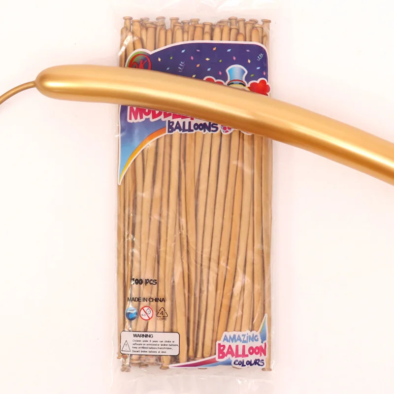 260 Balloons - Metallic Long Balloons for Party Decor