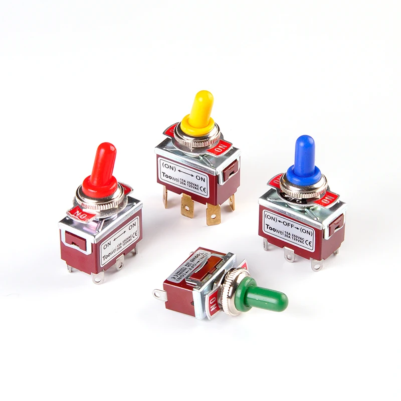 Momentary Toggle Switch 12mm Spring Return 2 Pin - Buy Momentary Toggle ...