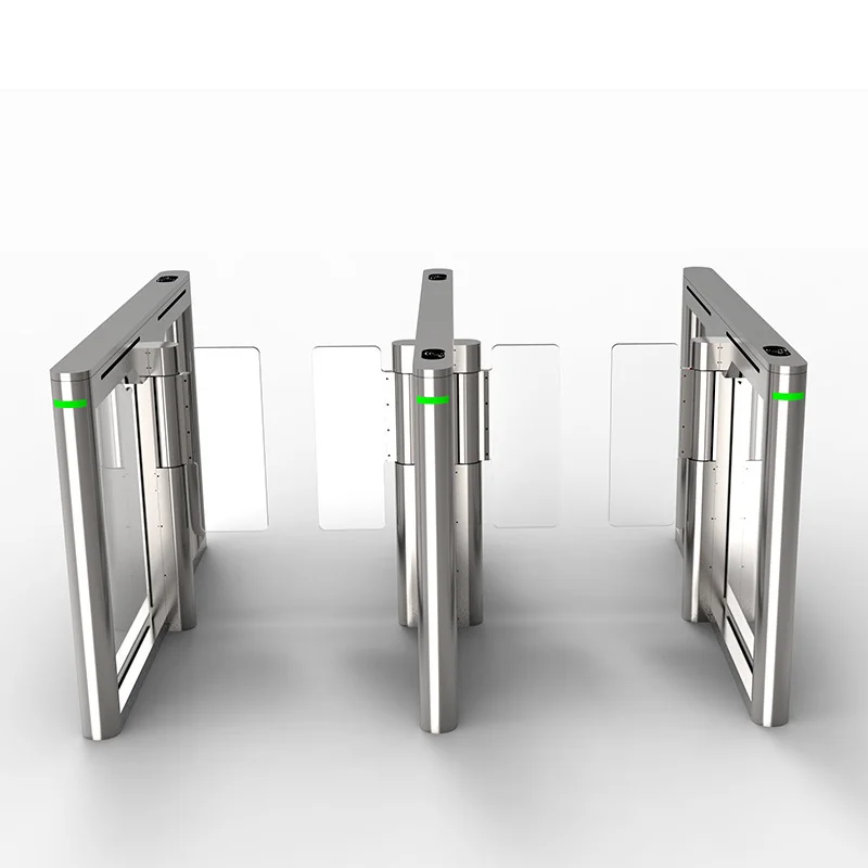 ZENTO Pedestrian Double Door Full Height Optical Turnstiles