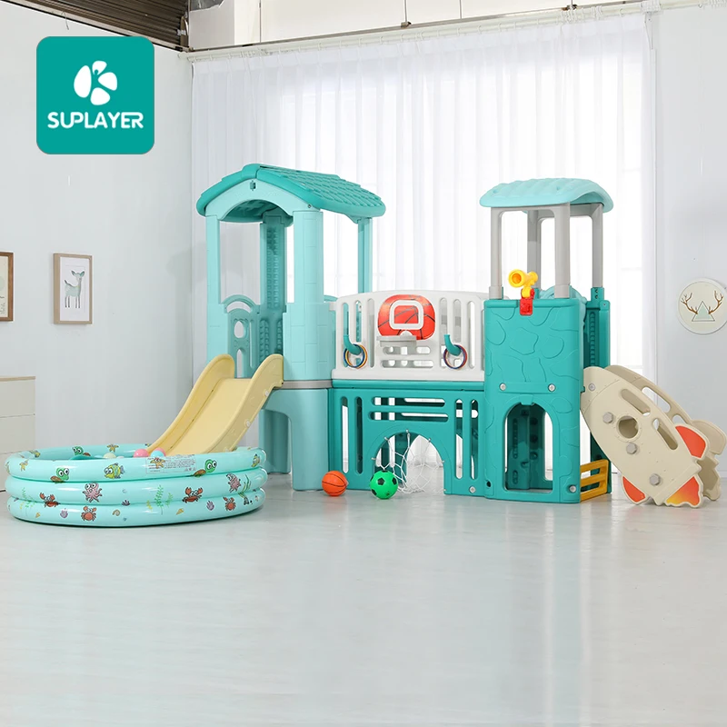 Baby Plastic Playhouses Children Slide Toddler Outdoor Play Ground ...