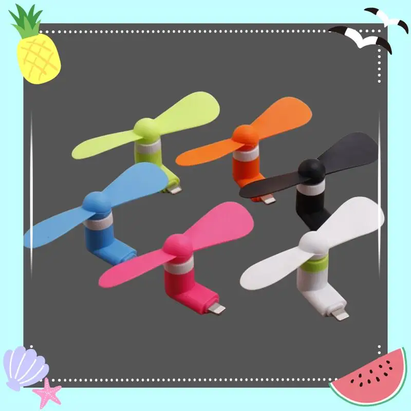 New Cheap Mini Portable Cool Phone Fan For Apple Iphone Type-c Micro ...