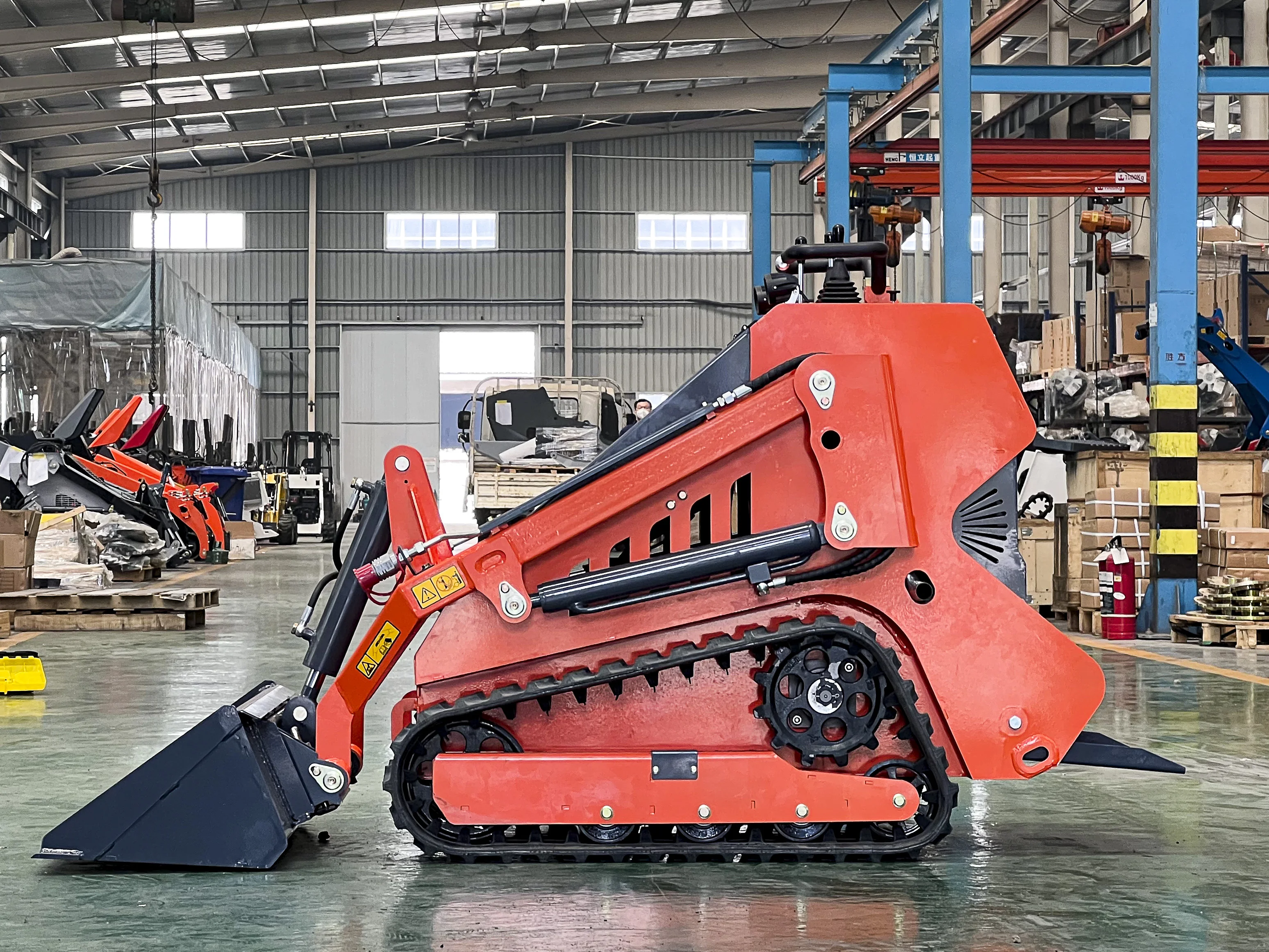 All-Terrain Skid Steer Loader Mud/Sand/Steep Slope Adaption Lifespan ...