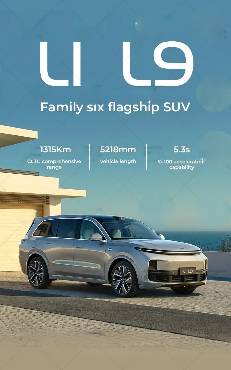 High Performance Hot Li L9 Big Space 6-seat Car L9 Max Electric Car New Energy Vehicles - Buy Li ...