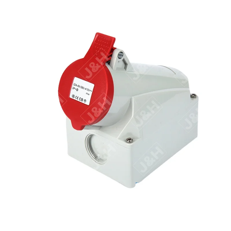 Factory 32A 4P IP44 Floor Socket PC 400V European Outdoor Socket Female ...