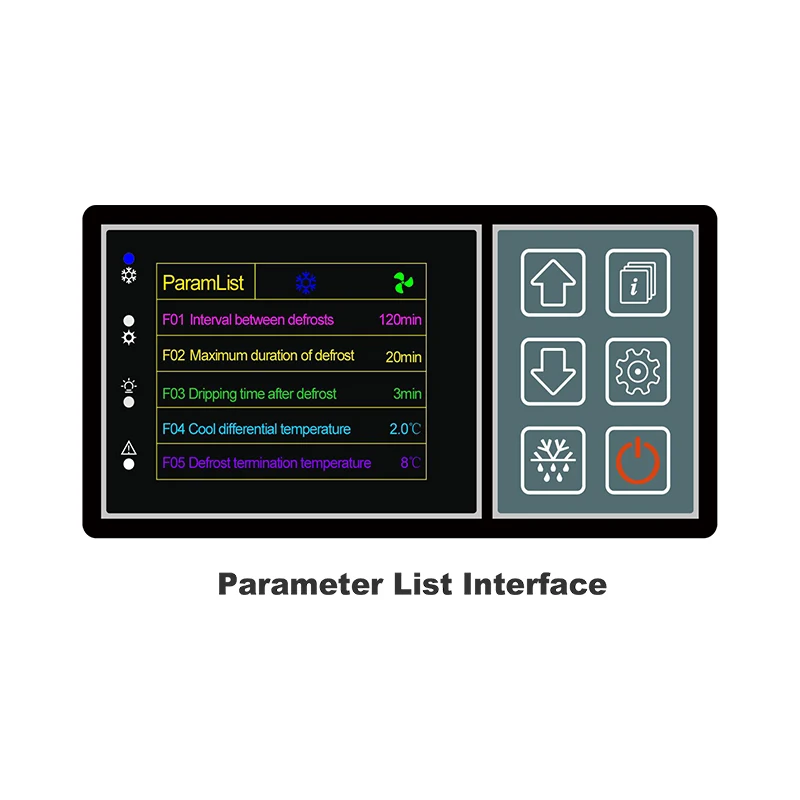Transport Refrigeration Controller - Touch Screen Control Panel