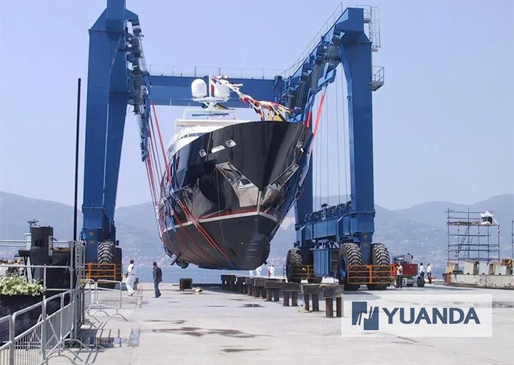 50 Ton Boat Lift - Heavy Duty Marine Travel Lift System