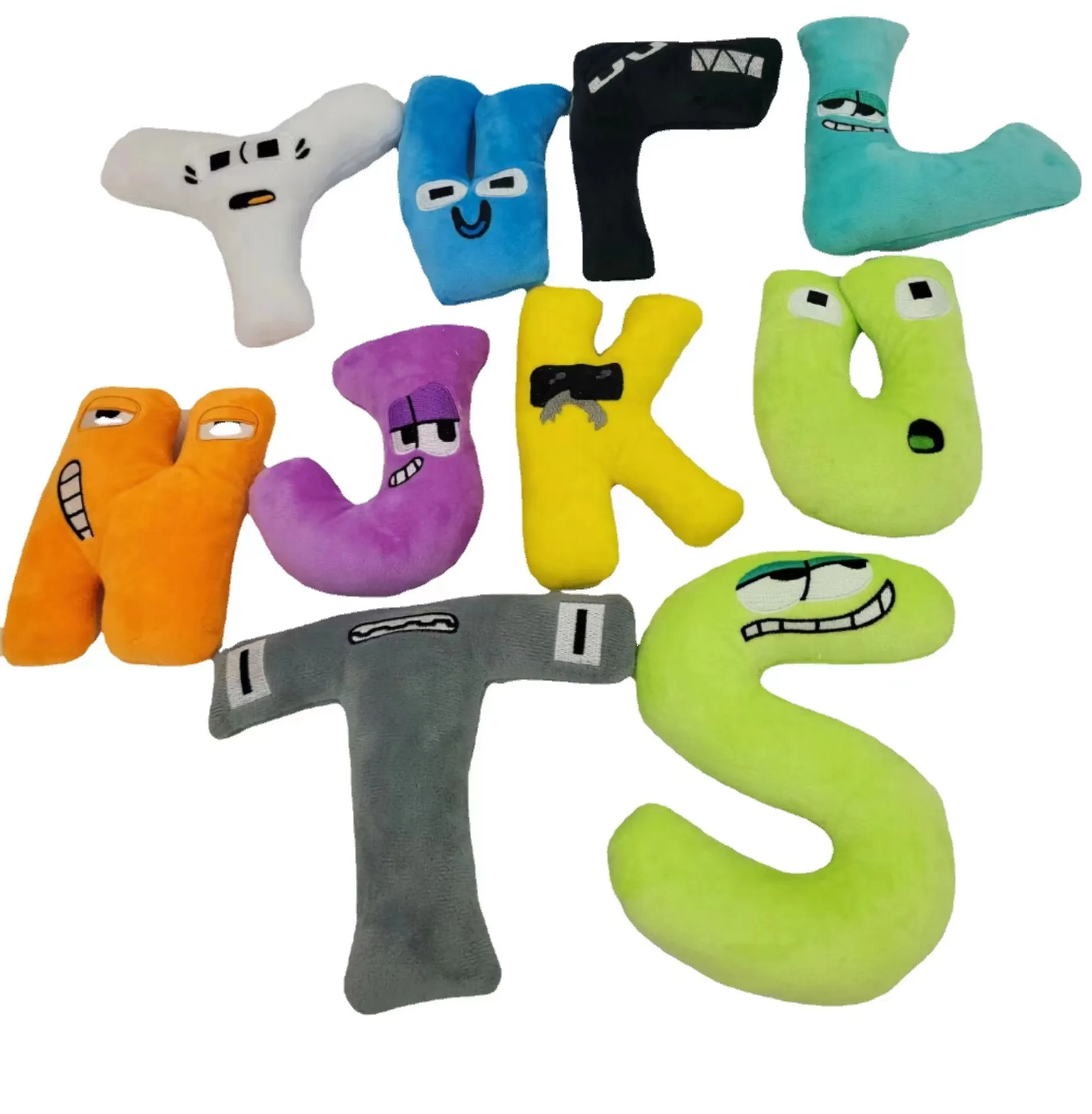 Style Alphabet Plush Anime Doll Kawaii 26 English Letters Stuffed Toys ...