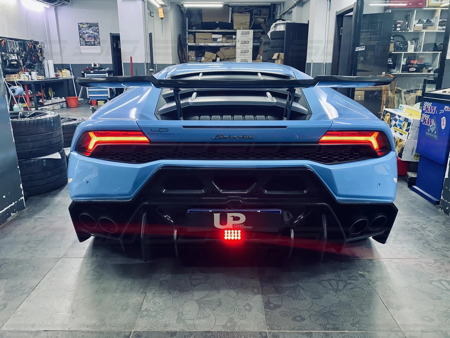 Bodykit Carbon Fiber Frp Body Kit Front Rear Bumper For Lamborghini ...