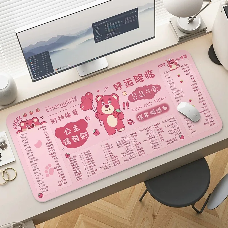 HONGSHI New Stock Shortcut Key Mouse Pads Large Desk Pads Customizable ...