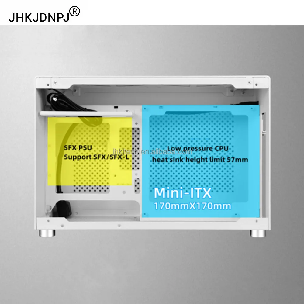 Aluminium Alloy ITX Computer Case - Portable & Efficient