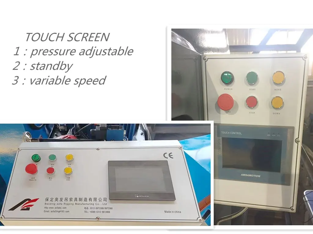 Hydraulic Machine Steel Wire Rope Sling Press Swaging