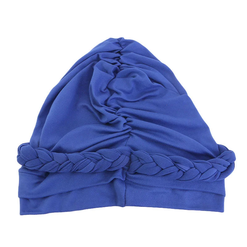 African Hat Urieo African Women Turban Cap Twisted Braid Head Wrap Hat ...