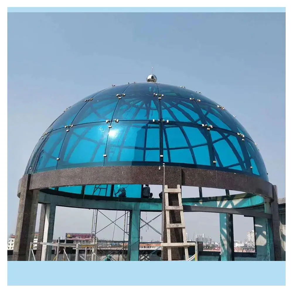 Luxury Resorts Architectural Skylight Pyramid Design Glass Roof Black ...