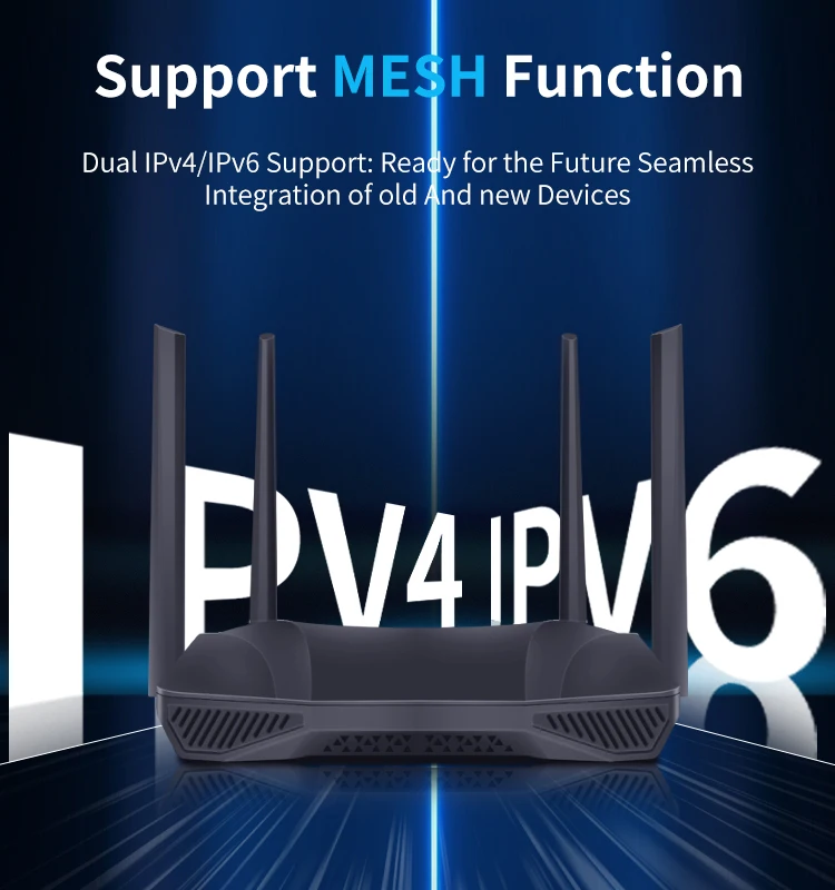 Newest WiFi 7 WR3601BE WiFi Router Dual Band 2.4G 5G High Speed Antennas 3600Mbps Mesh IPV6 WIFI ...