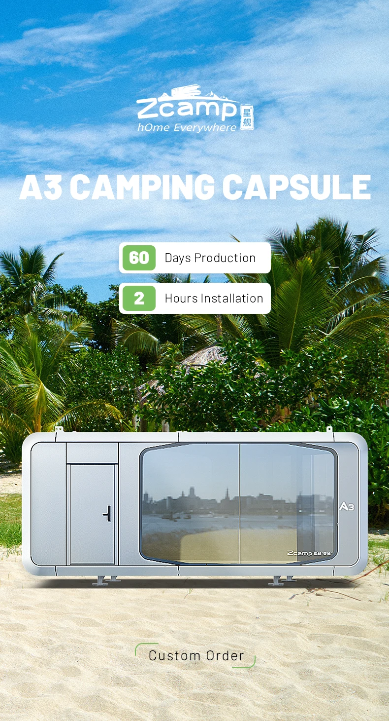 2023 Zcamp A3 Modular Outdoor Prefab House Small Modern Prefab House ...