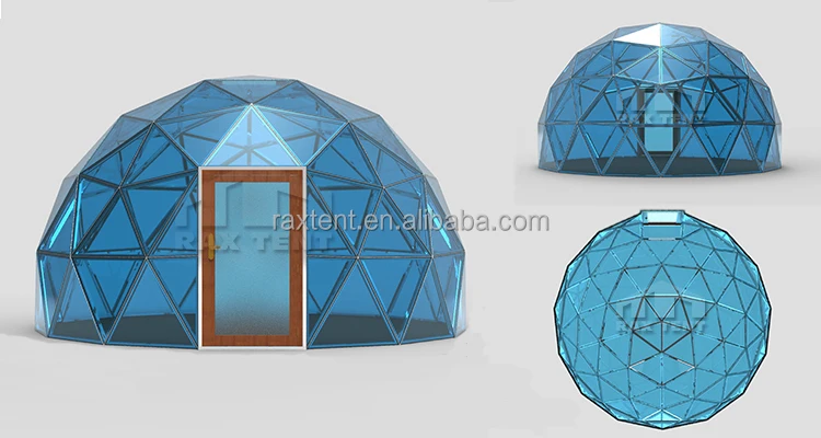 8M 10M Glass Glamping Dome House Luxury for Outdoor Hotels