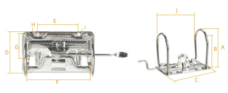 3" (75mm) Lever Arch File Mechanism - Durable & Versatile