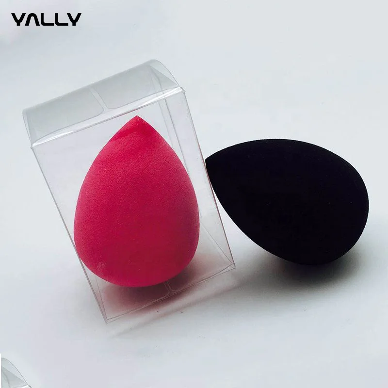 Non Latex Sponge Hydrophilic Flocking Makeup Sponge With Pet Box - Buy ...