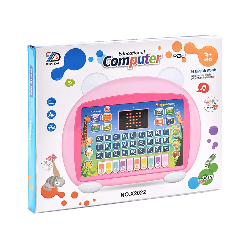Children Preschool Education Toy Cartoon Led Screen Computer ...