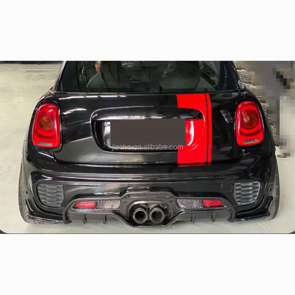 Rear Diffuser Bumper Chin Spoiler With Splitters Lips Bodykit for BMW ...