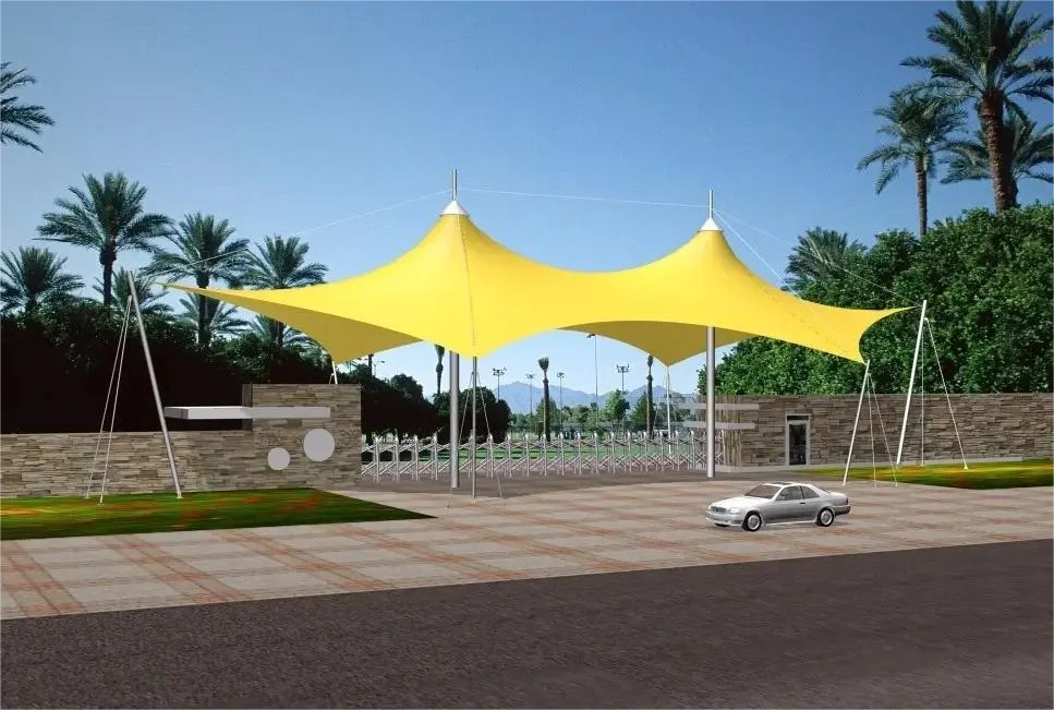 Modern Designed Outdoor Shade Tent New PVDF Fabric Tensile Membrane ...