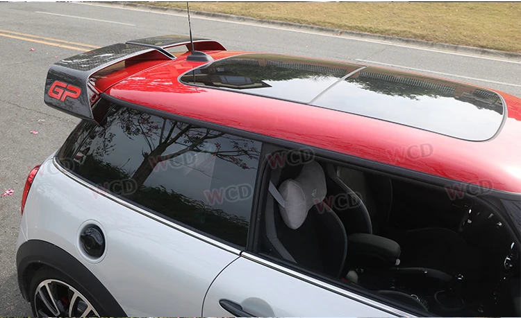 Rear Spoiler Roof Wing For Mini Cooper F55 F56 Jcw Carbon Fiber Tail ...