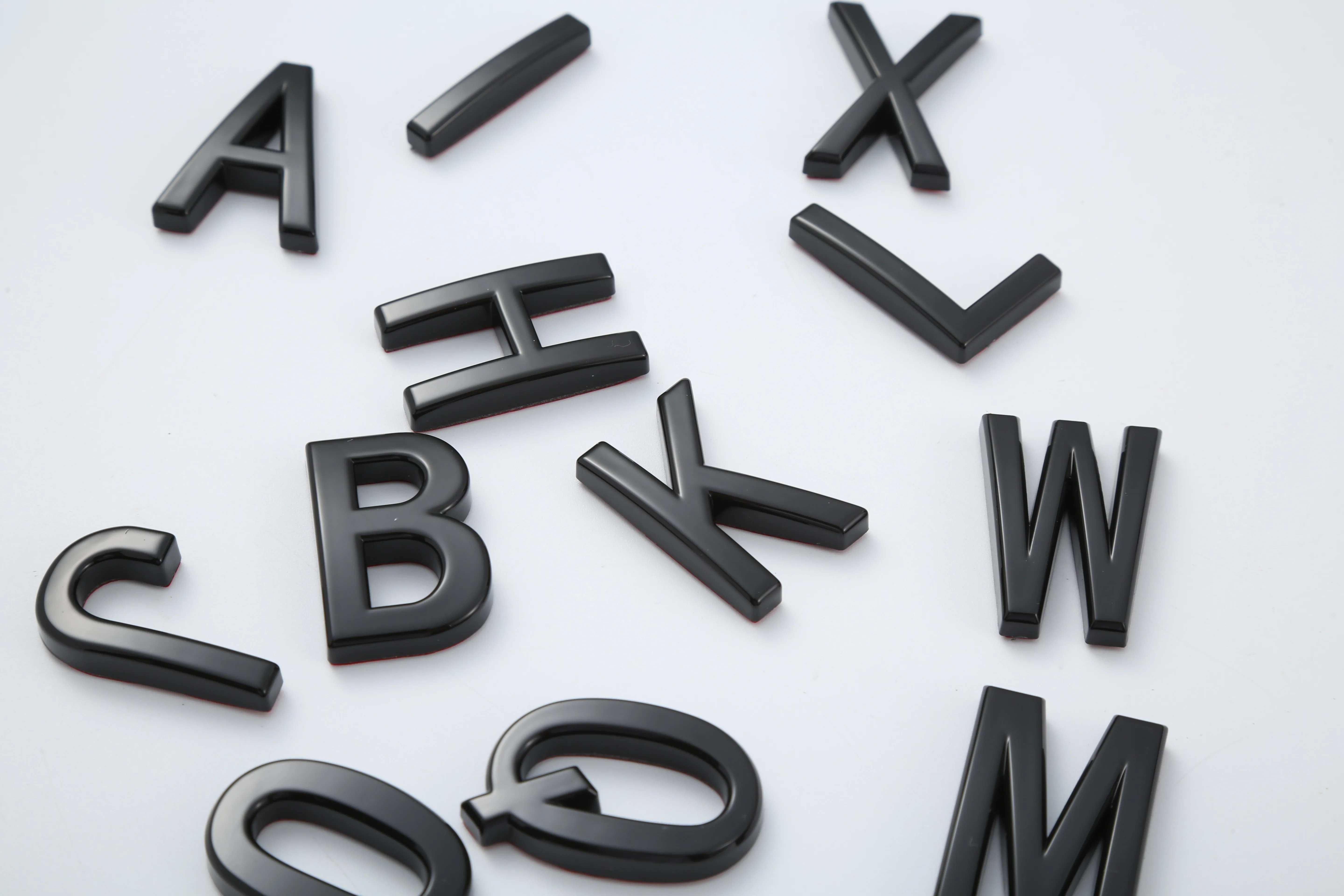 Electroplating process letter A~Z Adhesive Door Number for House ...