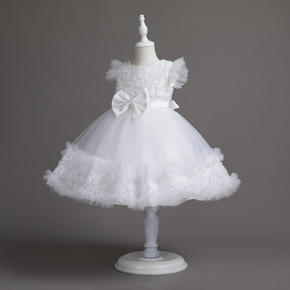 Toddlers Princess Birthday Wear Girl Baby Costumes Children Lace Dress ...