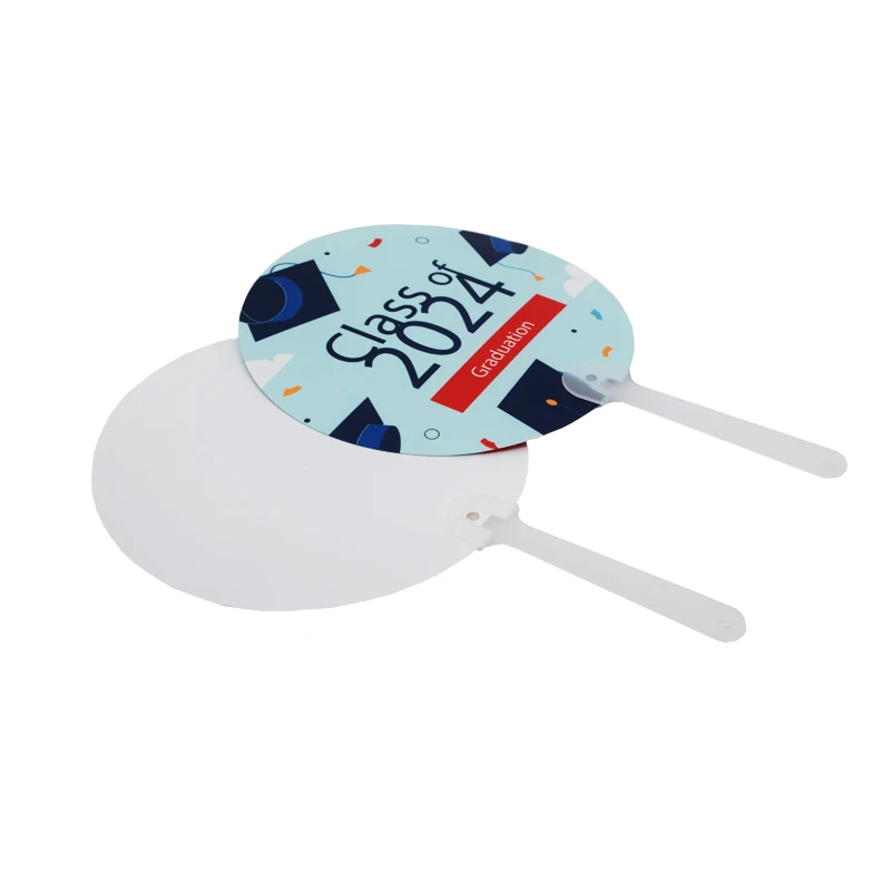 Customizable Sublimation Blank Plastic Fans for Promotions